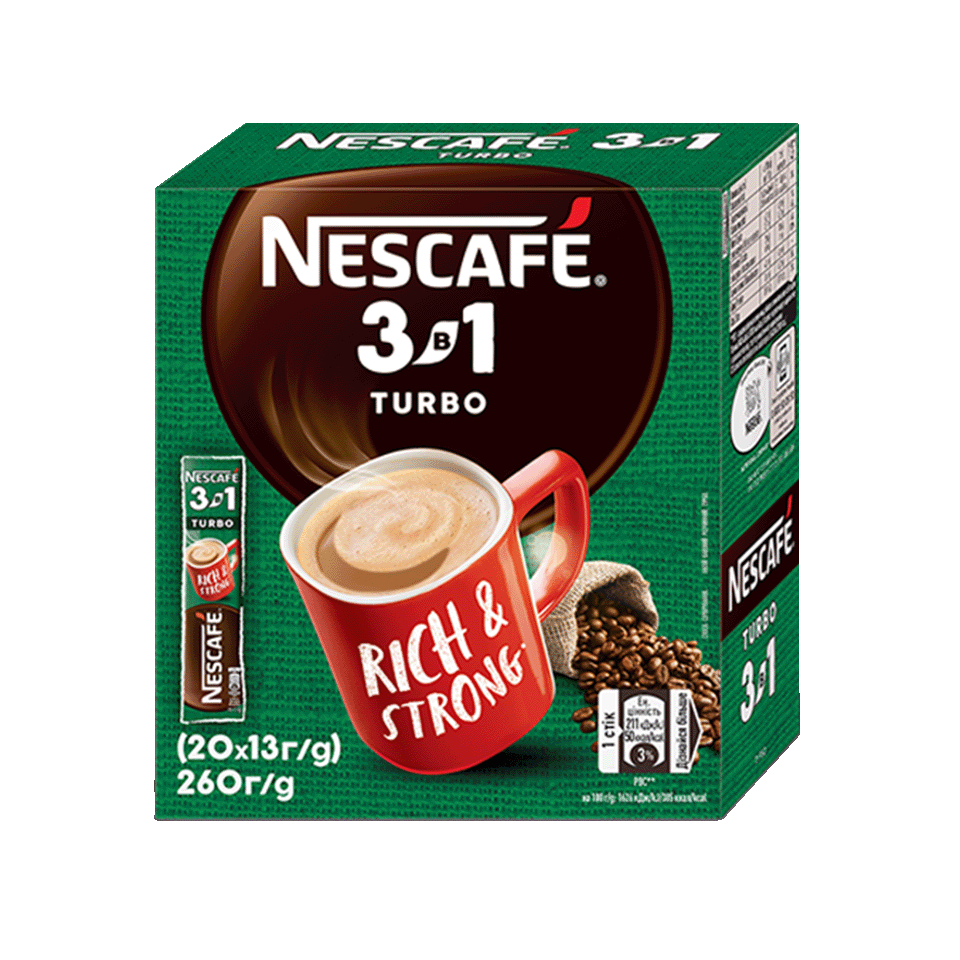 Кавовий напій Nescafé® 3в1 Turbo | Nescafé® UA